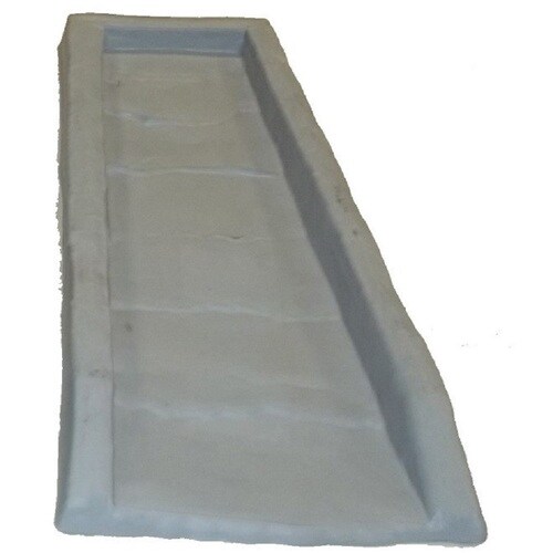 Creative Plastic Concepts Stone Design Splash Block Gray Splash Block ...