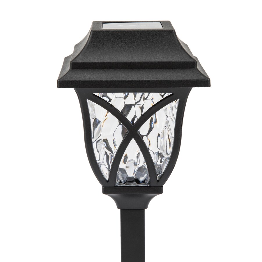 Portfolio 12x Brighter (14.4-Lumen) 0.5-Watt Black Solar Integrated LED ...