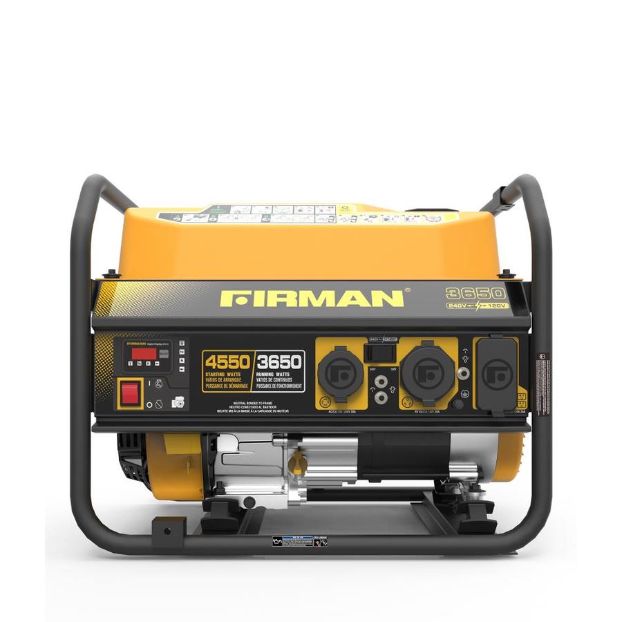 Firman Performance Series 3650-Watt Gasoline Portable Generator in the ...