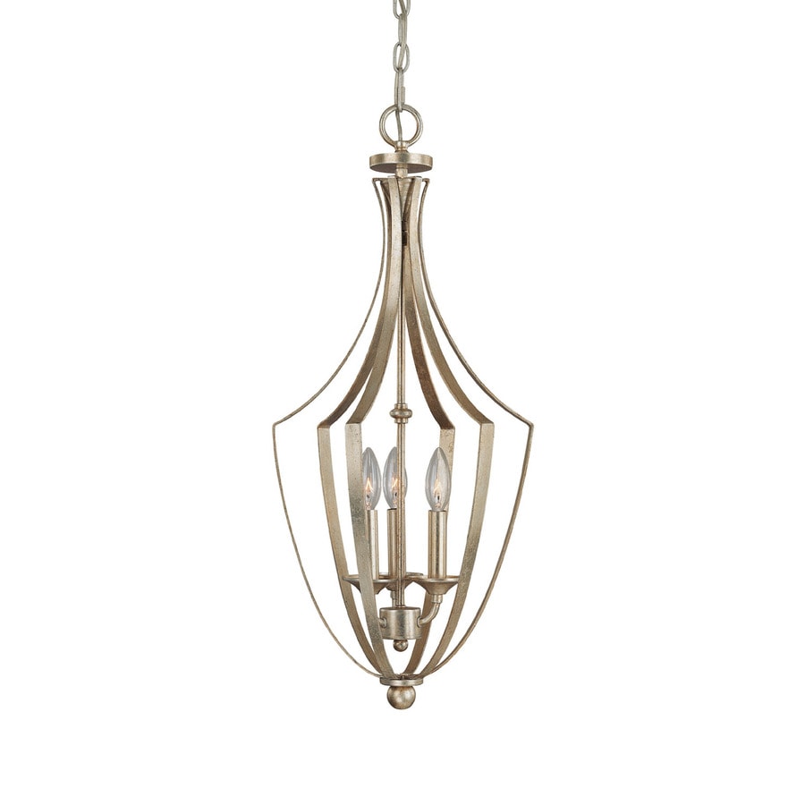 Century Winter Gold Transitional Clear Glass Single in the Pendant ...