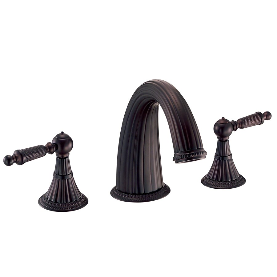 Danze Colonial Crest Oil-rubbed bronze 2-handle Deck mount High-arc ...