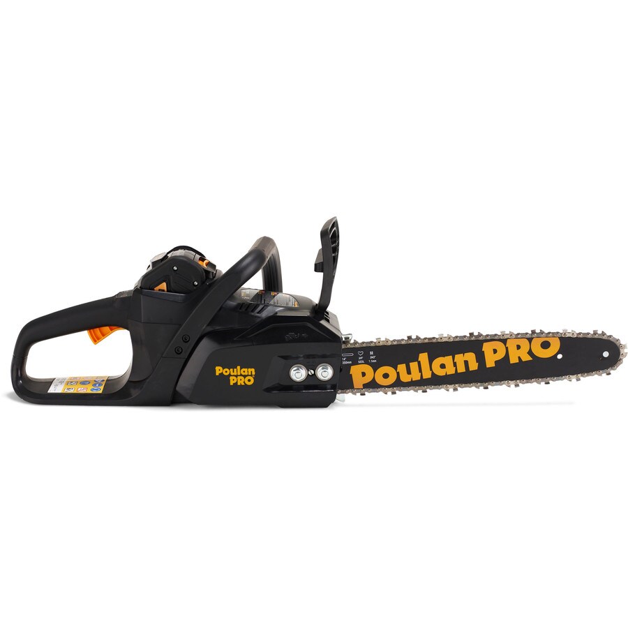Poulan Pro PPB4014 40-Volt Lithium Ion 14-in Cordless Electric Chainsaw ...