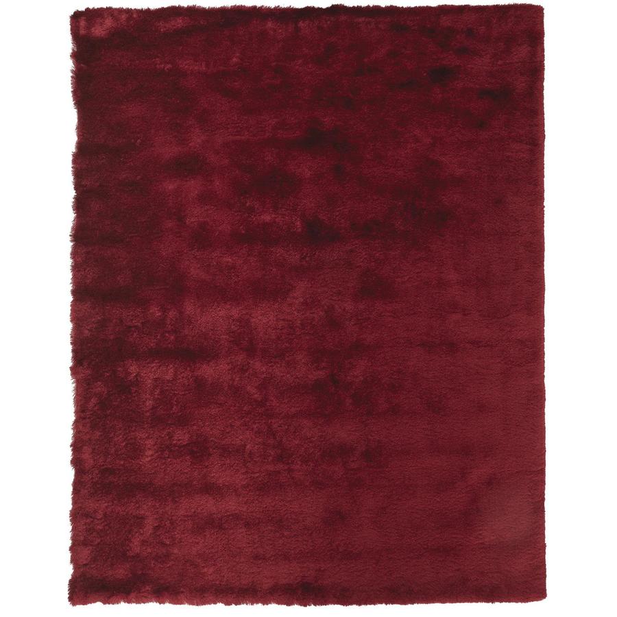 Room Envy Freya 8 x 10 Cranberry Indoor Distressed/Overdyed Handcrafted ...