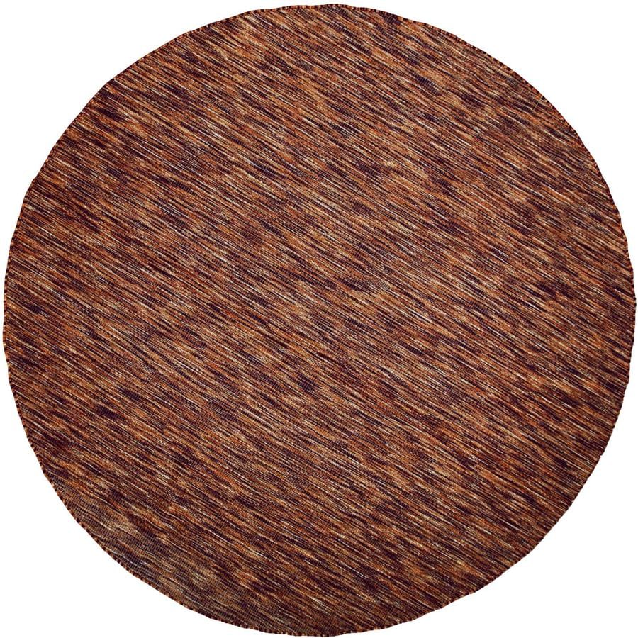 Room Envy Mallery Copper Round Indoor/Outdoor Machine-Made Vintage Area ...