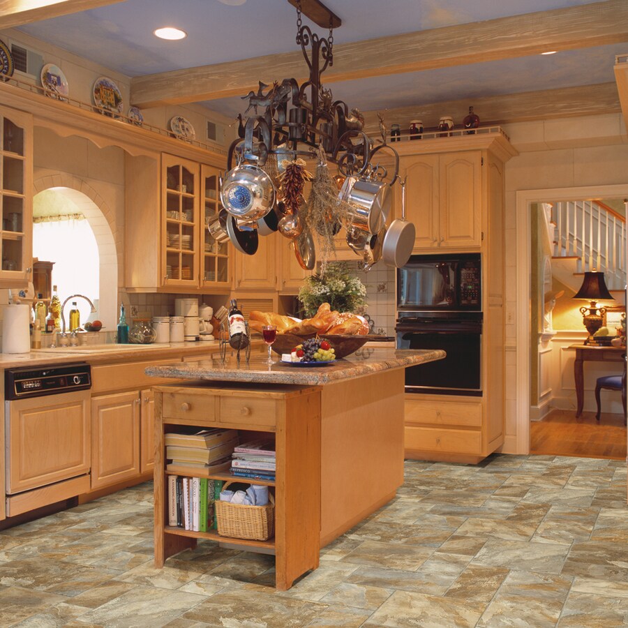 IVC Rocky 933 Brown Vinyl Sheet Flooring at Lowes.com