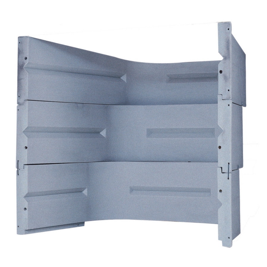 Wellcraft 58-1/2"L x 74"W x 60"H Granite Grey 2067 Modular Egress ...