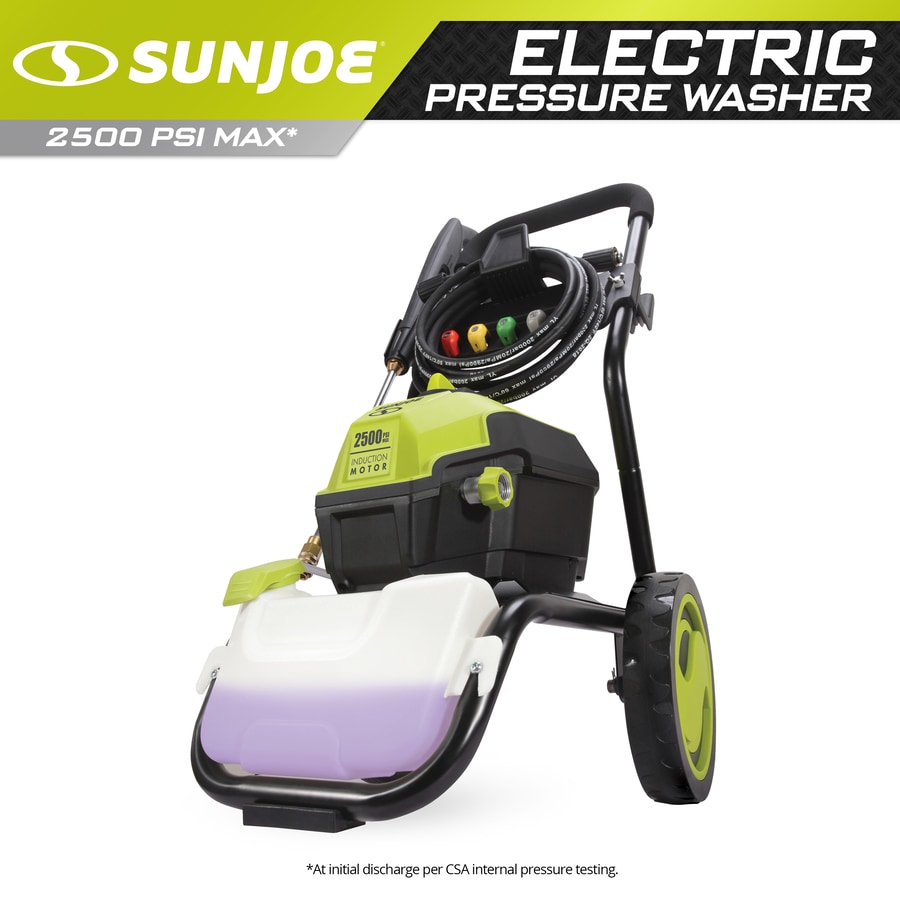 Sun Joe 2500-PSI 1.48-GPM Cold Water Electric Pressure Washer with ...