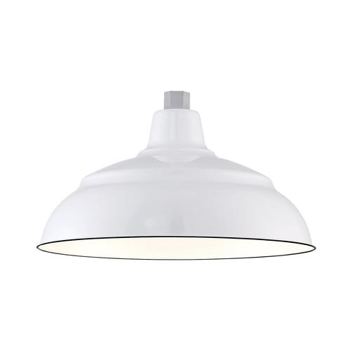 Millennium Lighting R Series White Porcelain Farmhouse Dome Pendant ...