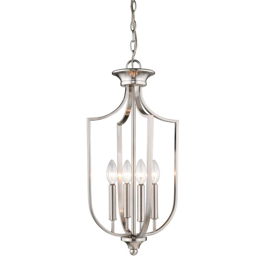 Millennium Lighting Brushed Nickel Traditional Lantern Pendant Light at ...