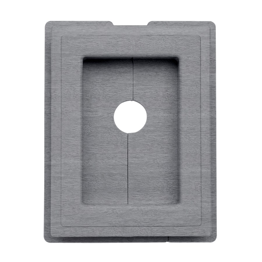 7.5-in x 1-in Coastal Blue Vinyl Universal Mounting Block in the ...