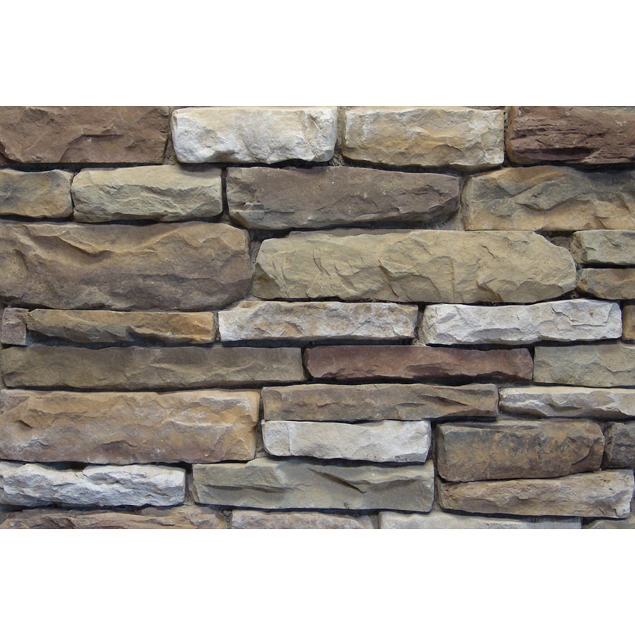 Ply Gem Stone Shadow Ledgestone 10-sq ft Aberdeen Faux Stone Veneer in ...