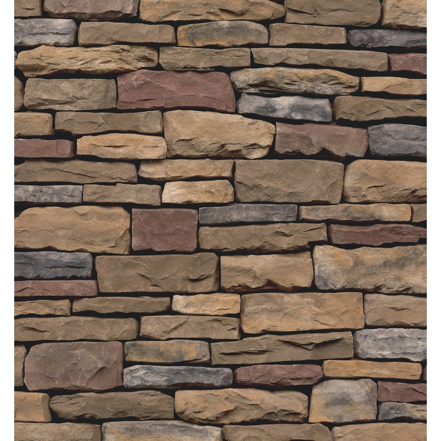 Ply Gem Stone Shadow Ledgestone 10-sq ft Chardonnay Faux Stone Veneer ...
