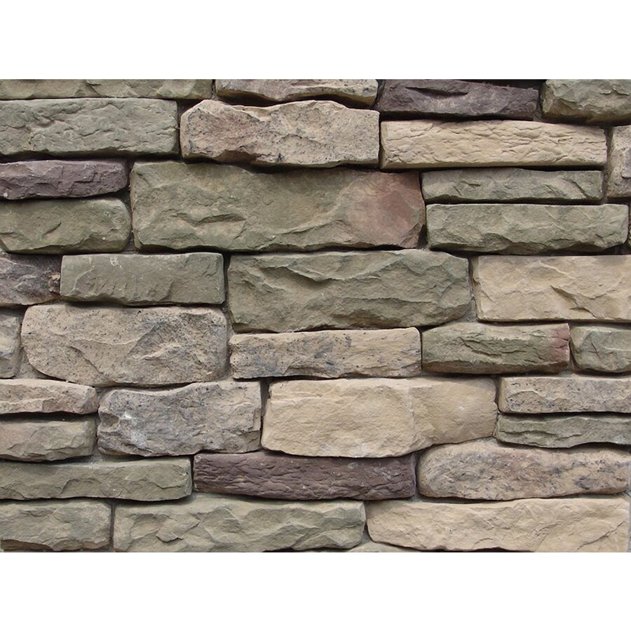 Ply Gem Stone Shadow Ledgestone 10-sq ft Easton Faux Stone Veneer at ...