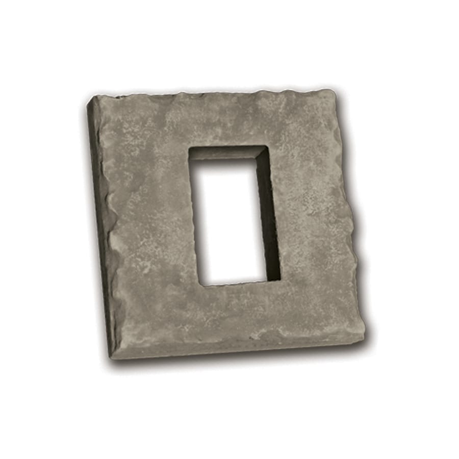 Ply Gem Stone 2-in x 8-in Cream Receptacle Boxes Stone Veneer Trim in ...