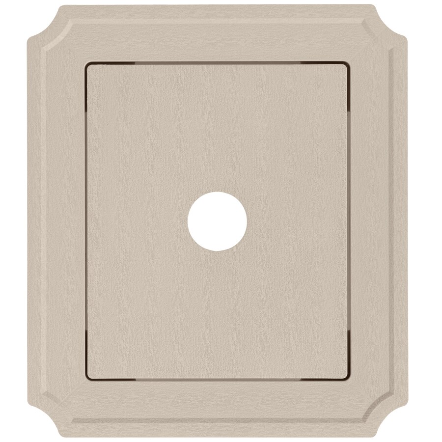 Ply Gem 8.54-in x 7.52-in Beige Vinyl Universal Mounting Block at Lowes.com