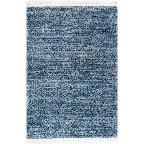 nuLOOM 9 x 12 Blue Indoor Solid Area Rug in the Rugs department at ...