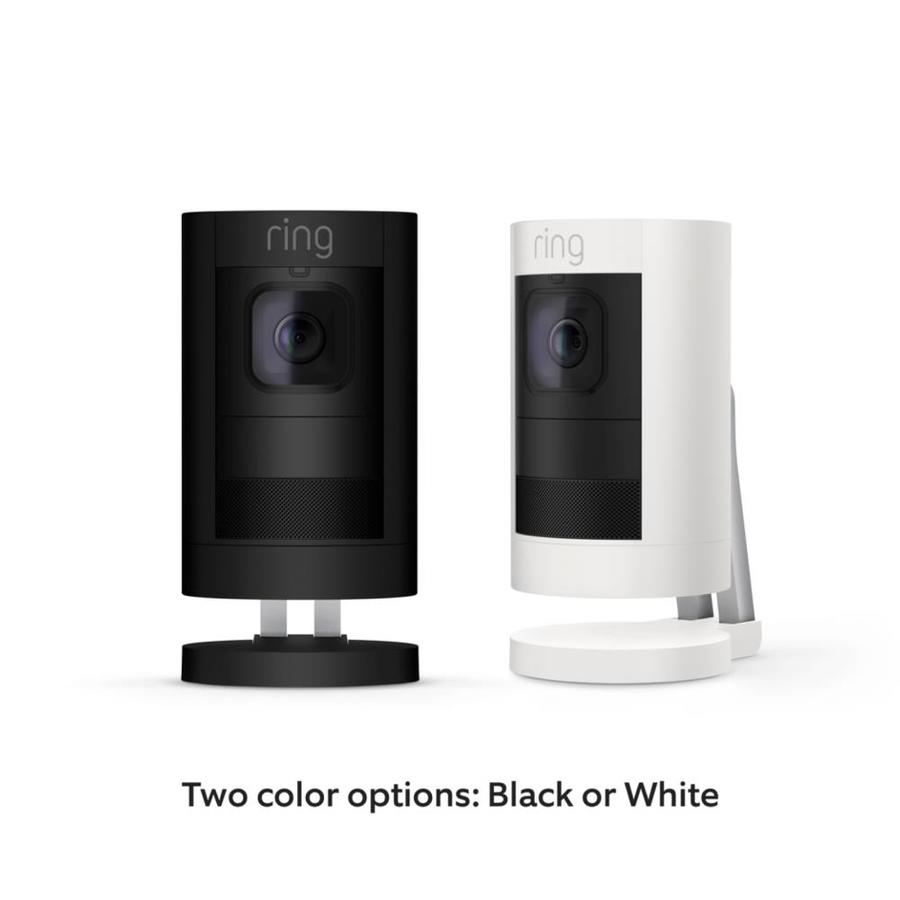 Ring Stick Up Cam Battery- Black Wireless Smart Outdoor Security Camera ...
