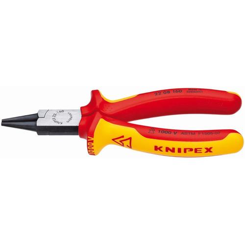 KNIPEX 6.55-in Insulated Round Nose Pliers in the Pliers department at ...