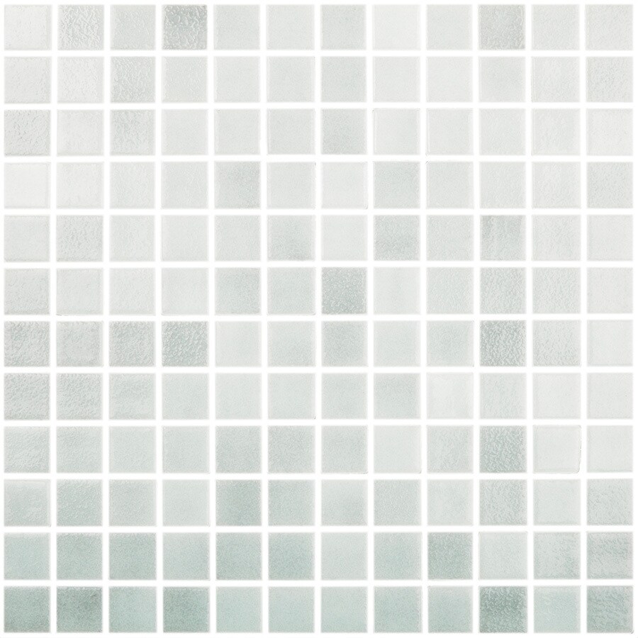 Elida Ceramica Glass Mosaic Cloud Glass Uniform Squares Tile in the ...