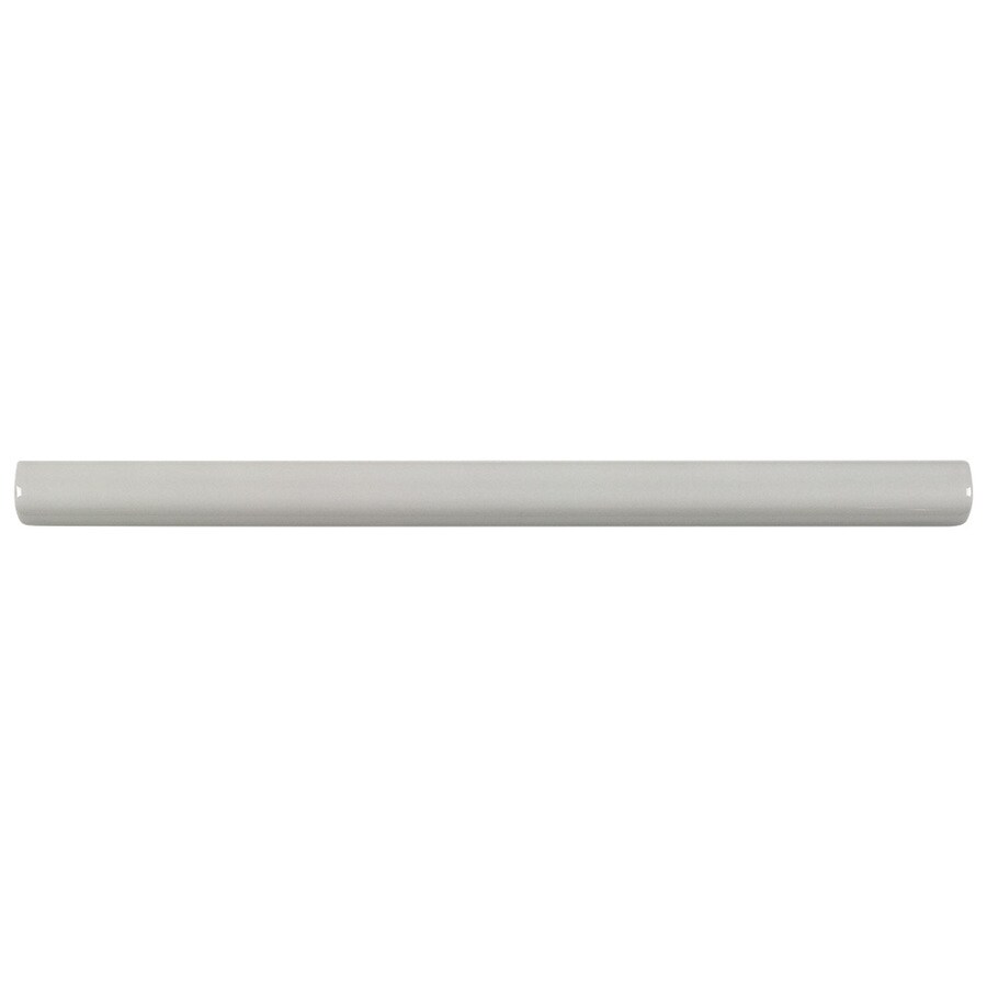Boutique Ceramic Boutique Silver Liner 3/4-in x 12-in Glazed Ceramic ...