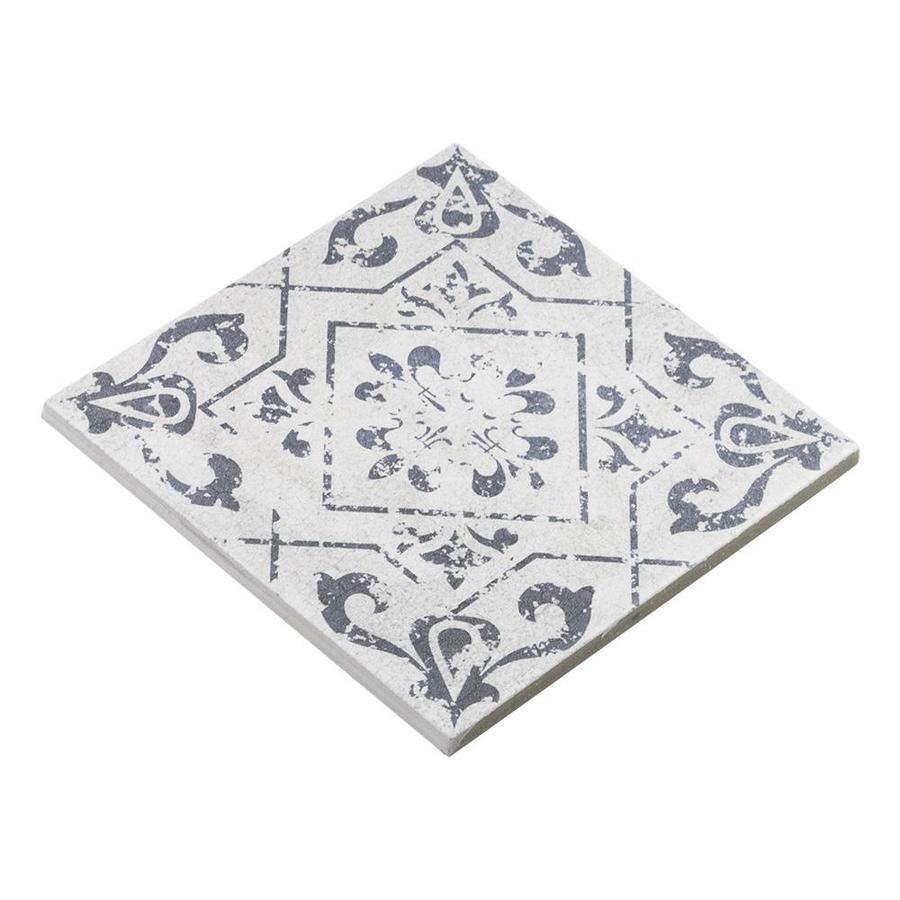 Elida Ceramica Cardosa Deco Squares 6-in x 6-in Matte Porcelain ...