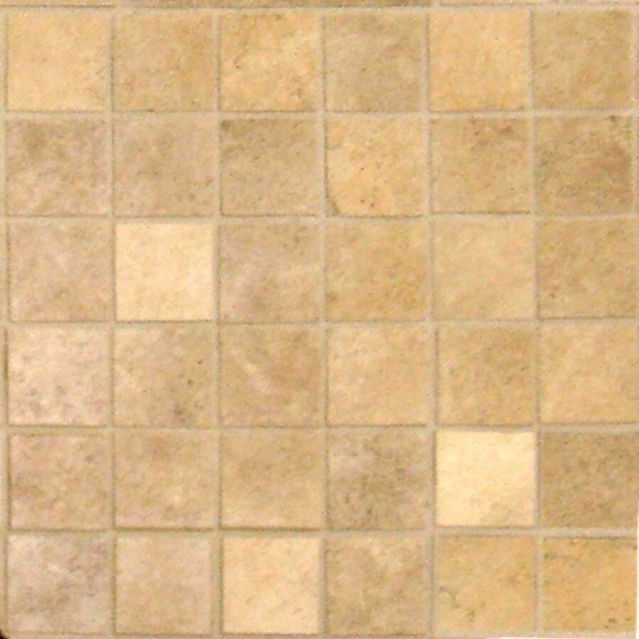 StonePeak Ceramics Inc. 12" x 12" Sorrento Noce Glazed Porcelain Floor ...