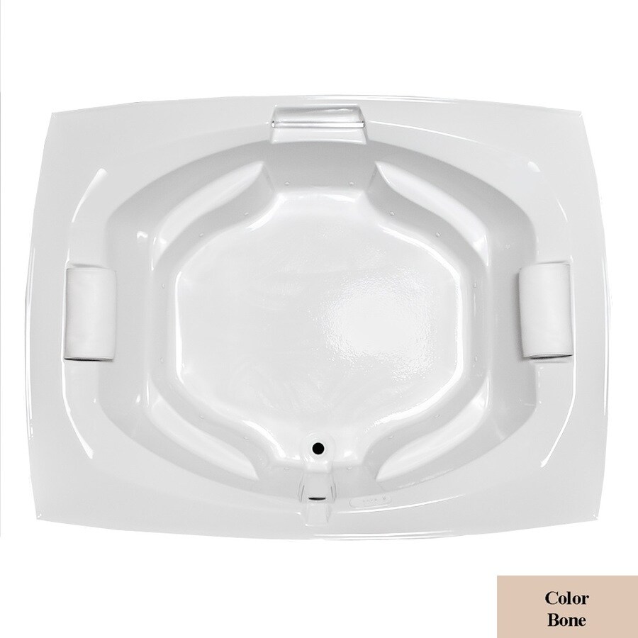 Laurel Mountain Bedford 81-in L x 64-in W x 24.5-in H Acrylic 2-Person ...