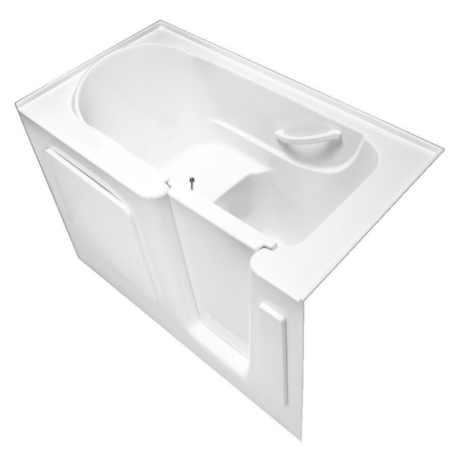 Laurel Mountain Colony 31-in W x 50-in L Acrylic Rectangular Right-Hand ...