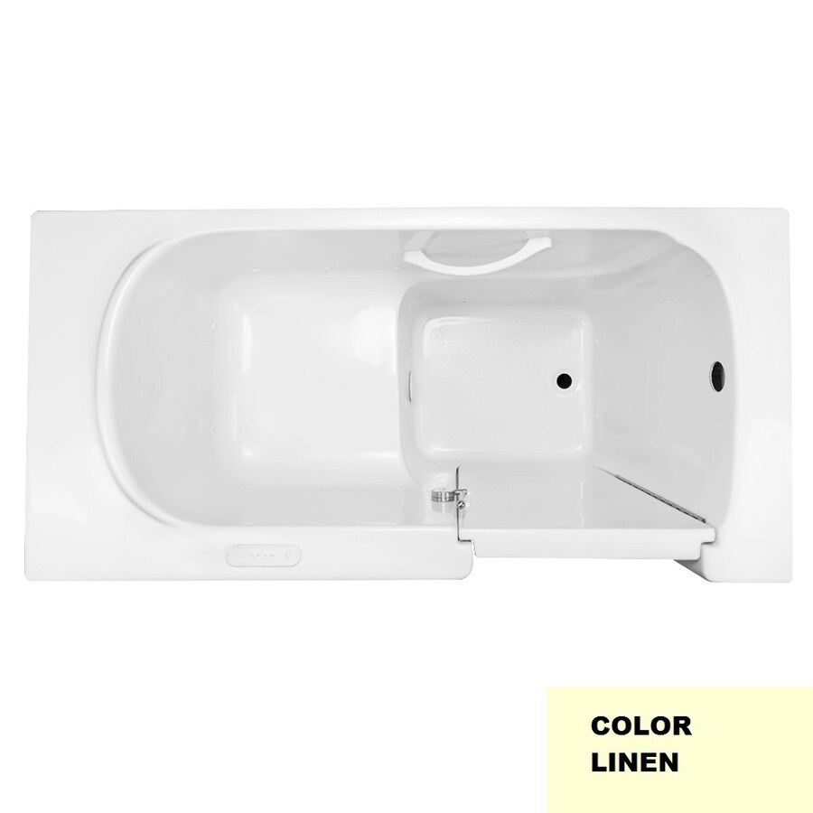 Laurel Mountain Westmont Iv 54-in L x 30-in W x 38-in H Linen Gelcoat ...