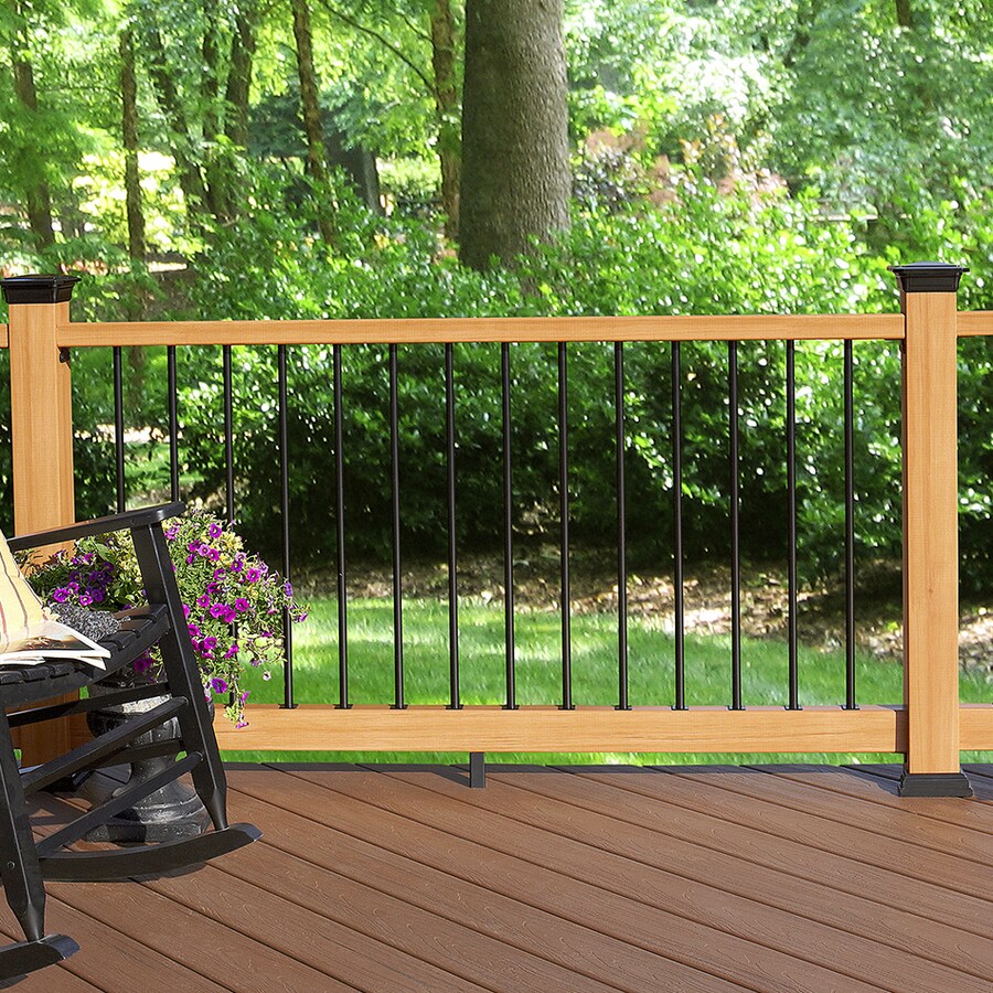 Fiberon HomeSelect Redwood Deck Handrail at Lowes.com