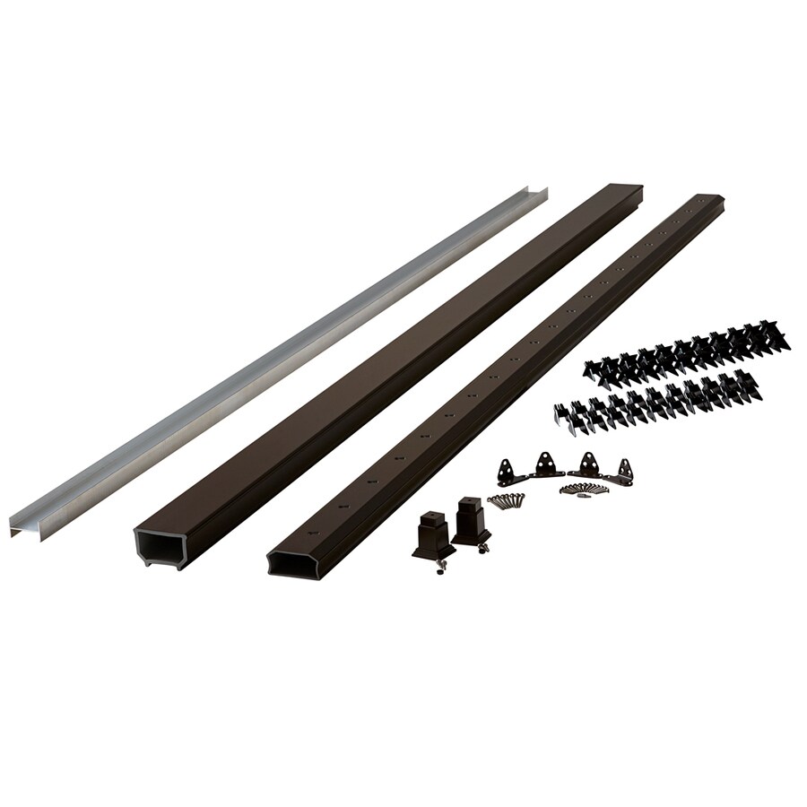 Fiberon Horizon Dark Walnut Deck in the Deck Railing Systems department ...