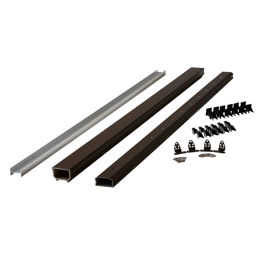 Fiberon Horizon Dark Walnut Deck in the Deck Railing Systems department ...