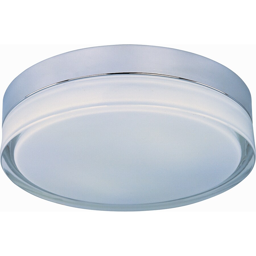 Pyramid Creations 2-Light Polished Chrome Flush Mount Light at Lowes.com