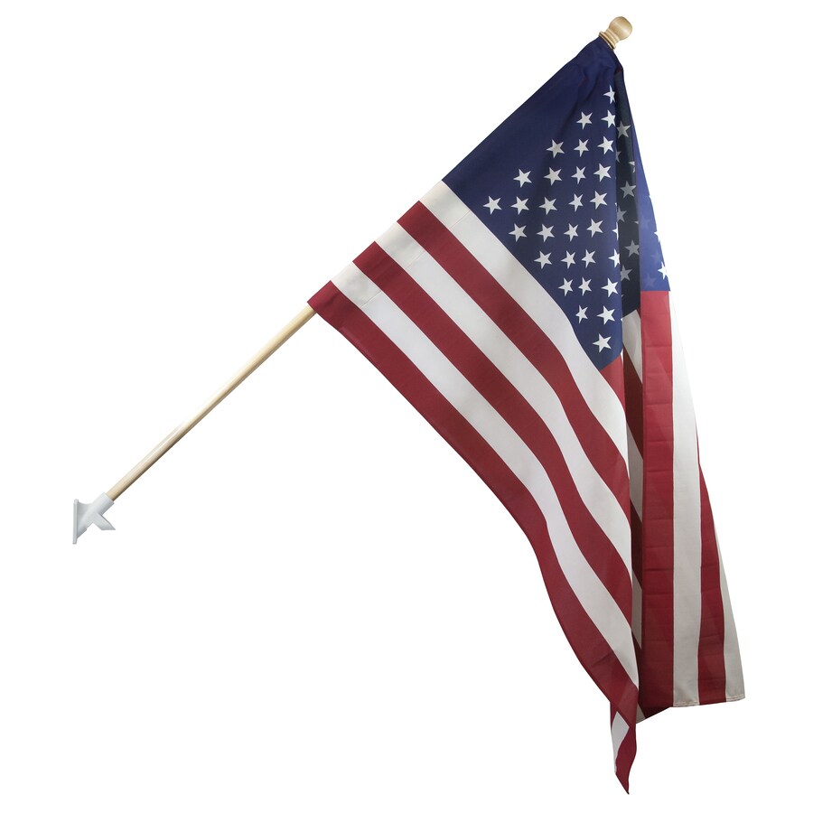 Valley Forge Flag 2-1/2-FT x 4-FT PC 5-FT Banner Set in the Decorative ...