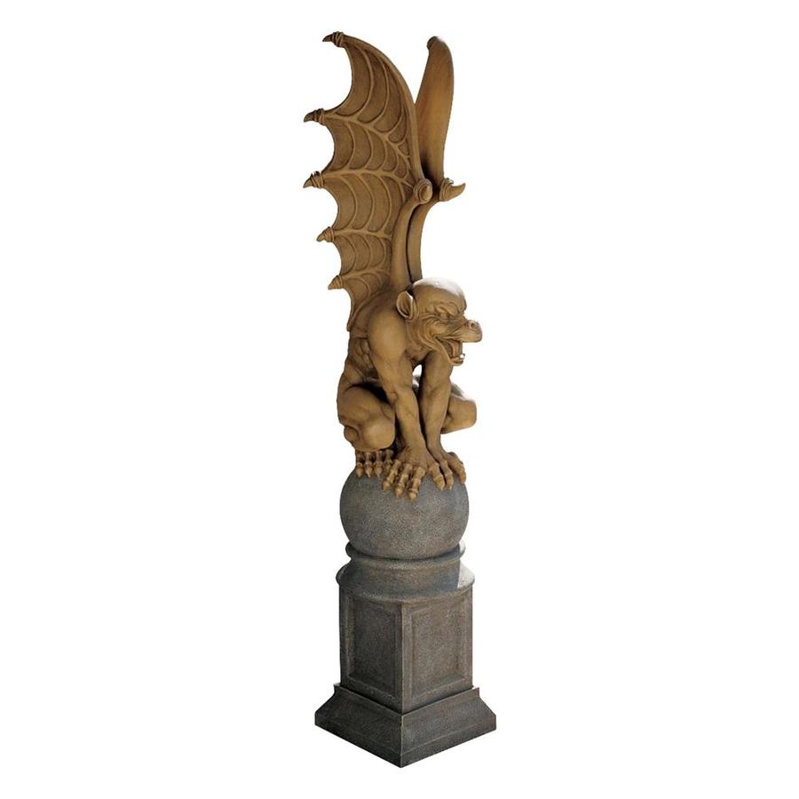 Design Toscano 37-in H x 8.5-in W Gargoyle Garden Statue in the Garden ...