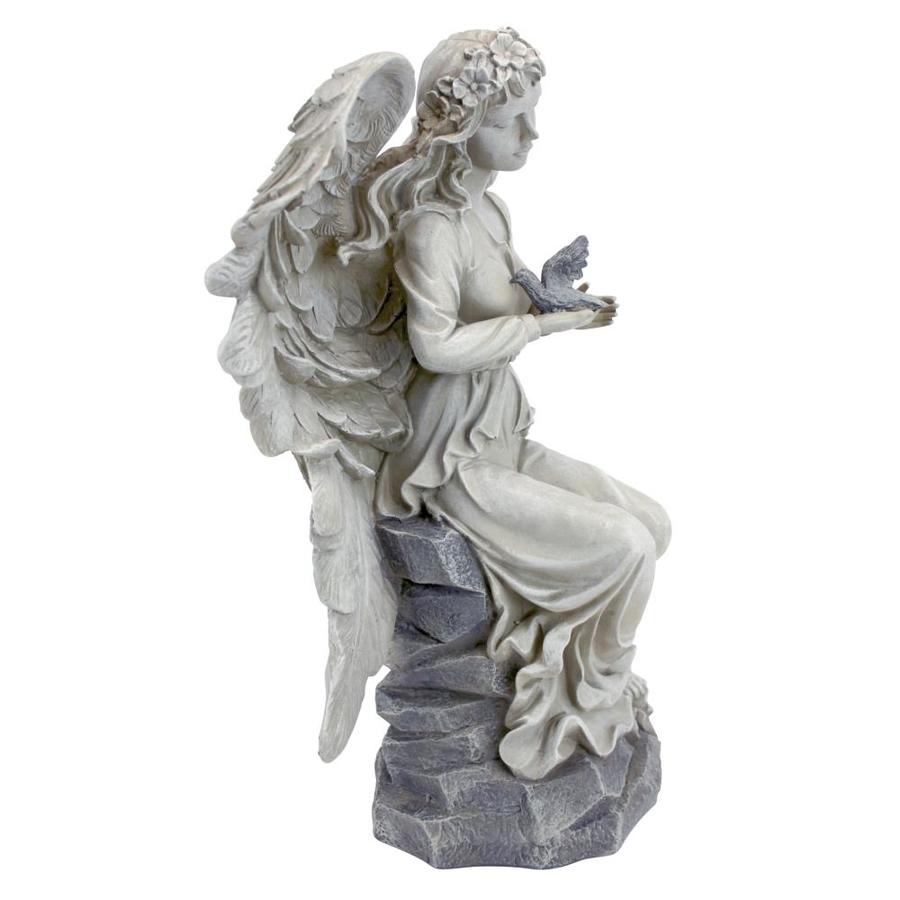Design Toscano 19-in H x 13-in W Gray Angels and Cherubs Garden Statue ...