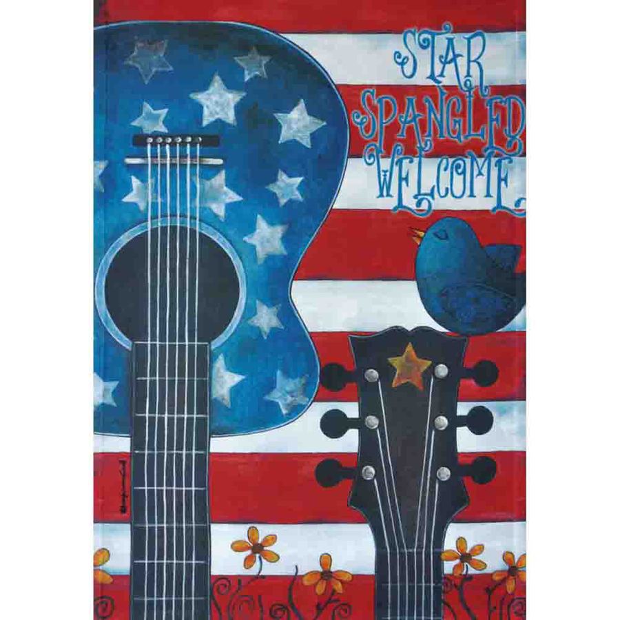 Rain or Shine 1.04-ft W x 1.5-ft H American Garden Flag at Lowes.com