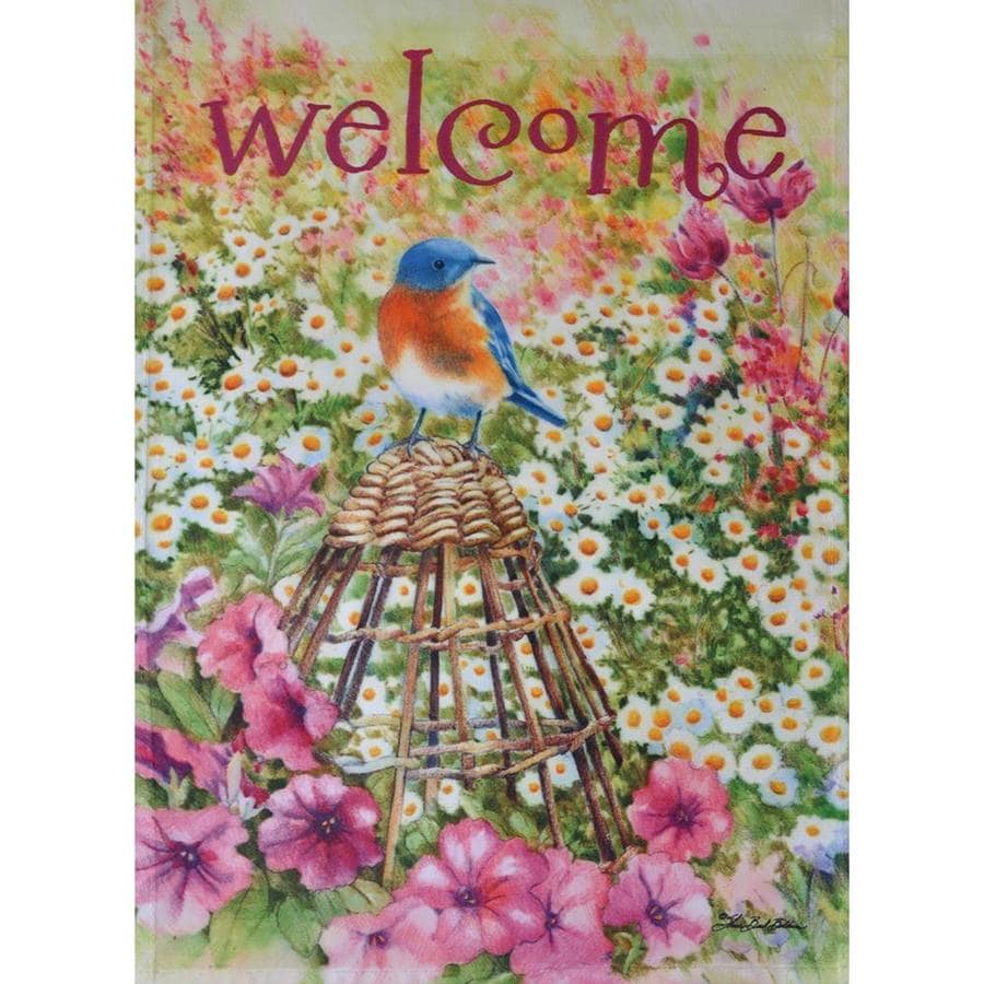 Rain or Shine 2.33-ft W x 3.33-ft H Birds House Flag at Lowes.com