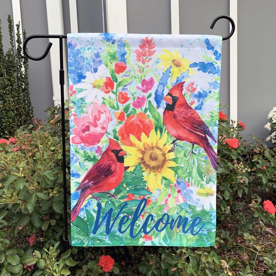 Rain or Shine 1.04-ft W x 1.5-ft H Birds Garden Flag in the Decorative ...
