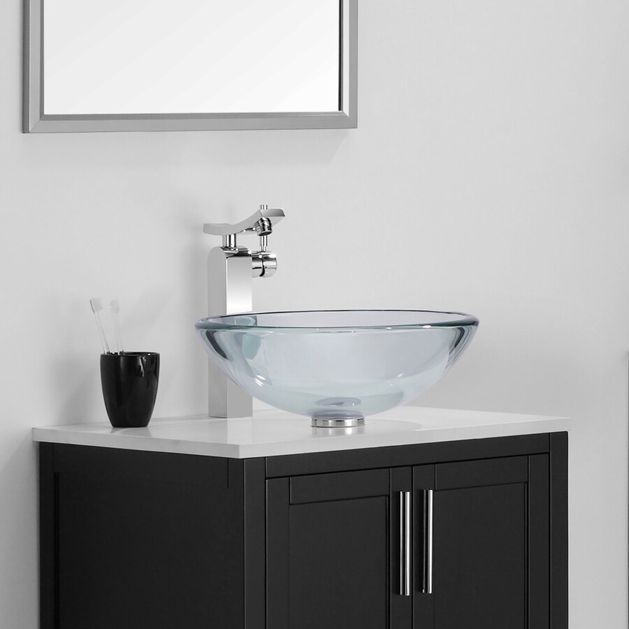 Kraus Unicus Chrome 1-handle Vessel WaterSense Bathroom Sink Faucet in ...