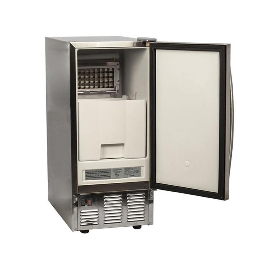 EdgeStar 50-lb Reversible Door Freestanding/Built-In Cube Ice Maker ...