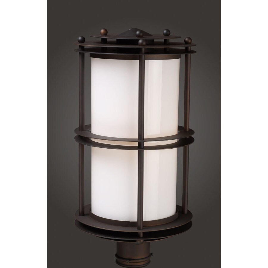 Westmore Lighting 1-Light Clay Bronze Outdoor Post Light at Lowes.com