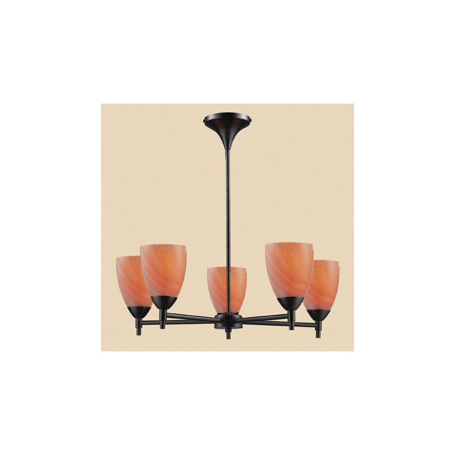 Westmore Lighting Celina Dark Rust Casual/Transitional Medium ...