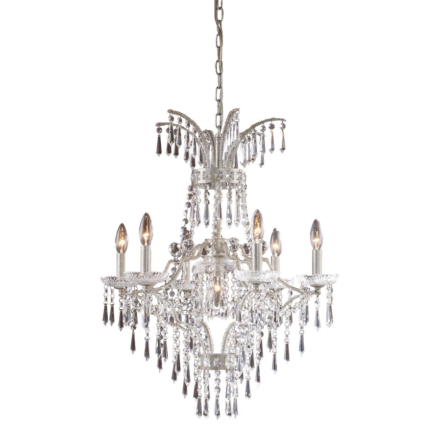 Westmore Lighting Sunset Silver Crystal Candelabra Chandelier at Lowes.com