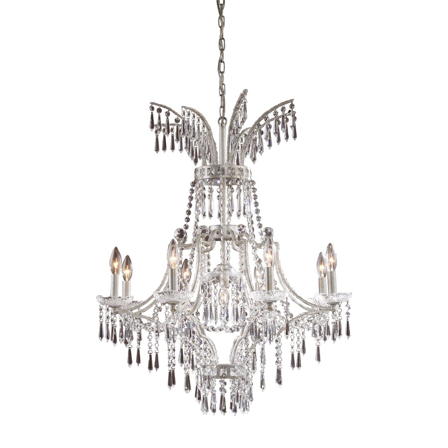 Westmore Lighting Sunset Silver Crystal Candelabra Chandelier at Lowes.com
