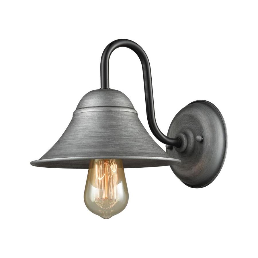 Westmore Lighting Collins 8-in W 1-Light Weathered Zinc/Oil Rubbed ...