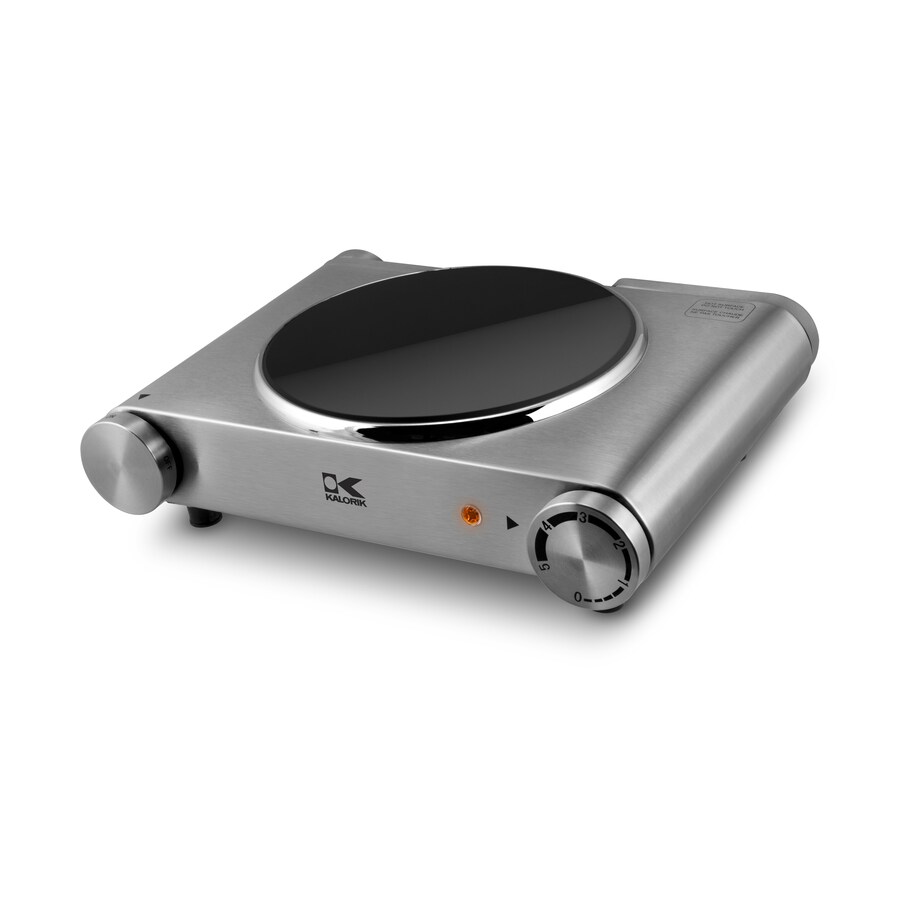 Shop KALORIK 8.9-in Stainless Steel Hot Plate at Lowes.com