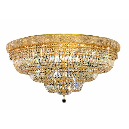 Luminous Lighting Primo 21-in Gold Casual/Transitional Flush Mount ...