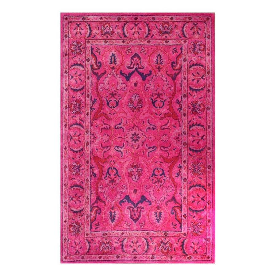 NuLOOM Pink Rectangular Indoor Handcrafted Area Rug (Common: 9 X 12 ...