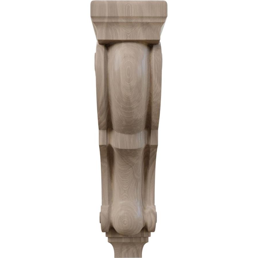 Ekena Millwork Traditional 7-in x 8-1/2-in x 26-in x 8.5-in Walnut ...